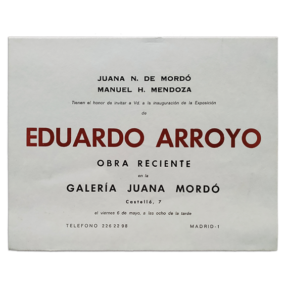 Eduardo Arroyo fue un artista español clave de la Figuración Narrativa ...