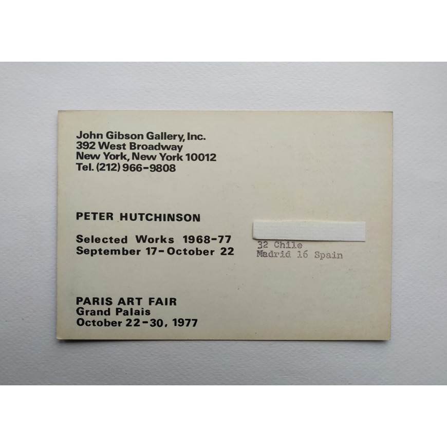 Hutchinson uno de los pioneros del movimiento Land Art